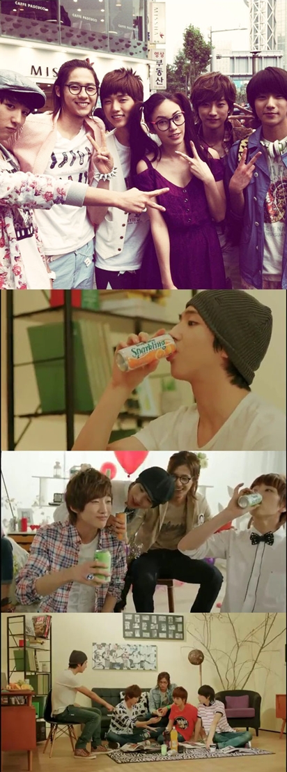 데뷔 2개월 B1A4, 국내 이어 태국서 음료 광고모델 발탁 - 손에 잡히는 뉴스 눈에 보이는 뉴스 - 뉴스엔