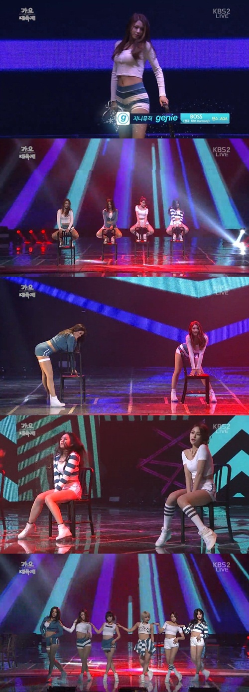 KBS 가요대축제 AOA 쩍벌댄스 전례없는 화끈 섹시미 절정 순간 - 손에 잡히는 뉴스 눈에 보이는 뉴스 - 뉴스엔