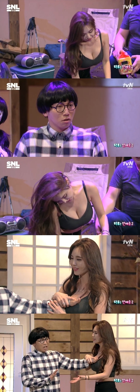 ‘SNL6’ 유세윤, 이태임 이어 강예빈 가슴에 역대급 나쁜손 - 손에 잡히는 뉴스 눈에 보이는 뉴스 - 뉴스엔