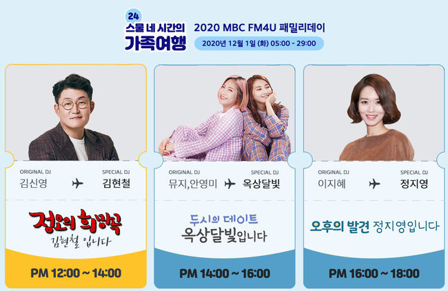 ‘MBC FM4U 패밀리데이’ 김현철→정지영, 감춰온 B급 자아 방출 - 손에 잡히는 뉴스 눈에 보이는 뉴스 - 뉴스엔