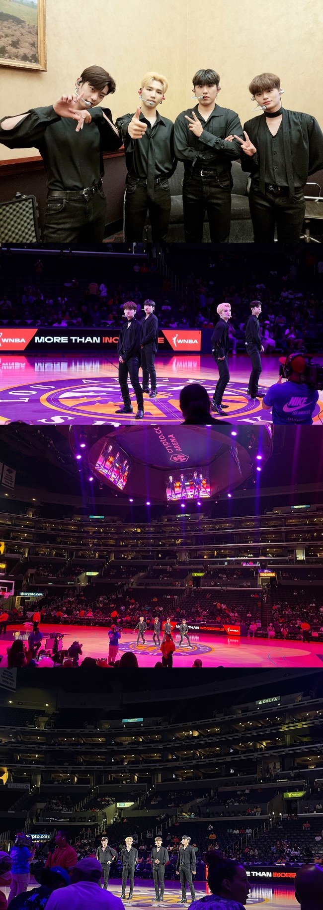 AB6IX, K-POP 아이돌 최초 美 WNBA 하프타임 공연 “영광” - 손에 잡히는 뉴스 눈에 보이는 뉴스 - 뉴스엔