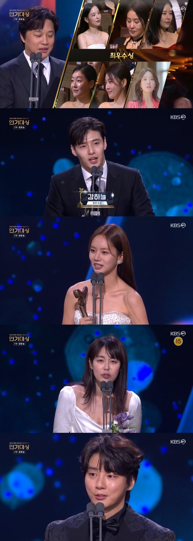 베스트 커플상만 7팀, 시청률 쪽박에도 상 퍼주는 눈치 無 KBS[KBS 연기대상②] - 뉴스인코리아