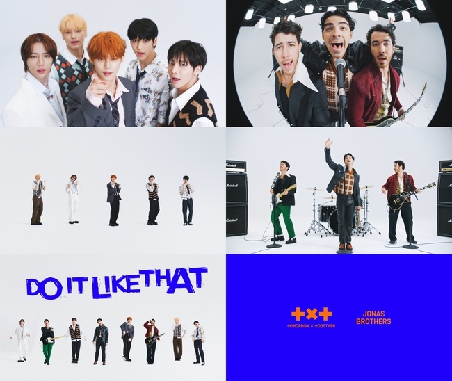 투모로우바이투게더X조나스 브라더스 ‘Do It Like That’ 발매…청량 에너지 - 손에 잡히는 뉴스 눈에 보이는 뉴스 - 뉴스엔