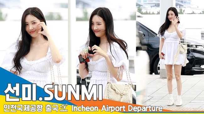 선미(SUNMI), 천사의 날개를 숨긴 여신 (출국)[뉴스엔TV] - 손에 잡히는 뉴스 눈에 보이는 뉴스 - 뉴스엔