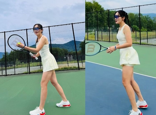 ‘20년째 51kg’ 엄지원 비주얼 눈길, 테니스+라운딩 다져진 탄탄 몸매 - 손에 잡히는 뉴스 눈에 보이는 뉴스 - 뉴스엔