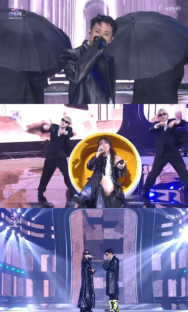 NCT 마크X이영지, 시크 카리스마 폭발‥‘프락치’ 무대 최초 공개[KBS 가요대축제] - 손에 잡히는 뉴스 눈에 보이는 뉴스 - 뉴스엔