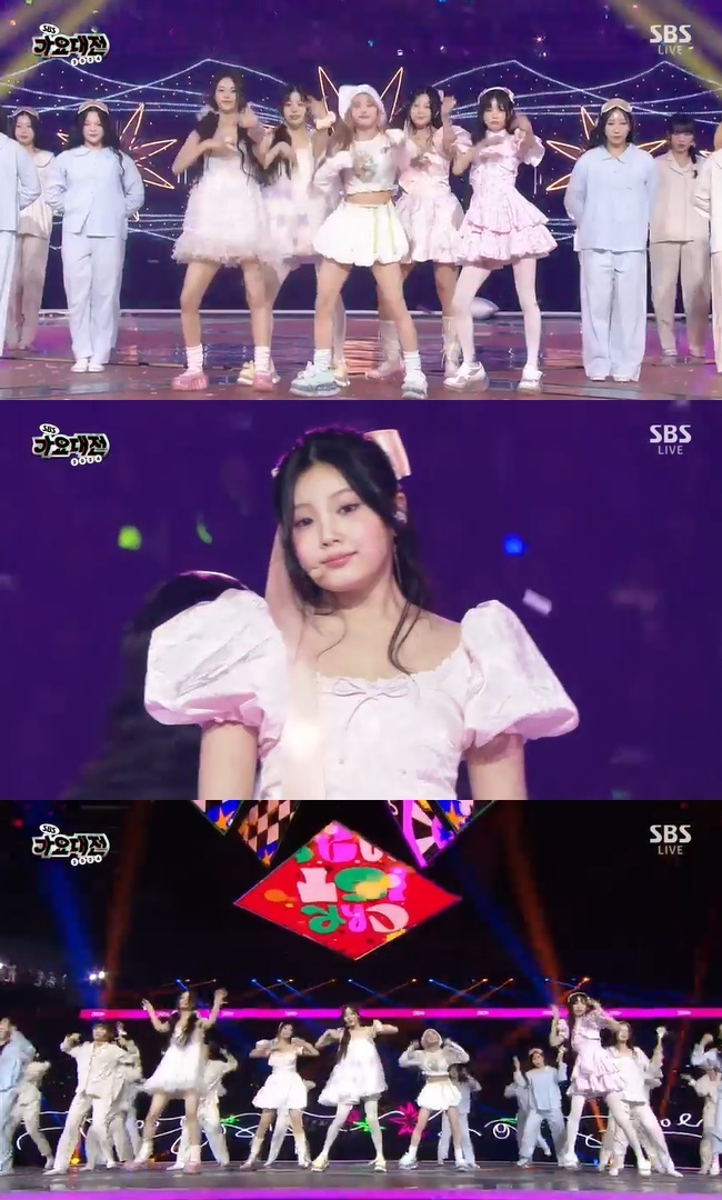 “해피 홀리데이” 아일릿, 동화 속 공주님 같아‥사랑스러운 무대[2024 SBS가요대전] - 손에 잡히는 뉴스 눈에 보이는 뉴스 - 뉴스엔