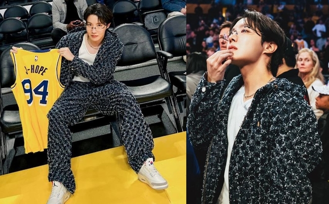 BTS 제이홉, NBA 94번 명 받았습니다…월드 스타 클래스 깜짝 - 손에 잡히는 뉴스 눈에 보이는 뉴스 - 뉴스엔