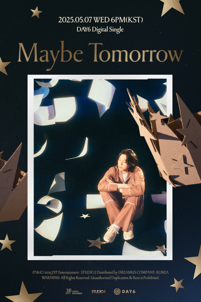 DAY6, 신곡 ‘Maybe Tomorrow’ 스케줄러 오픈 - 손에 잡히는 뉴스 눈에 보이는 뉴스 - 뉴스엔